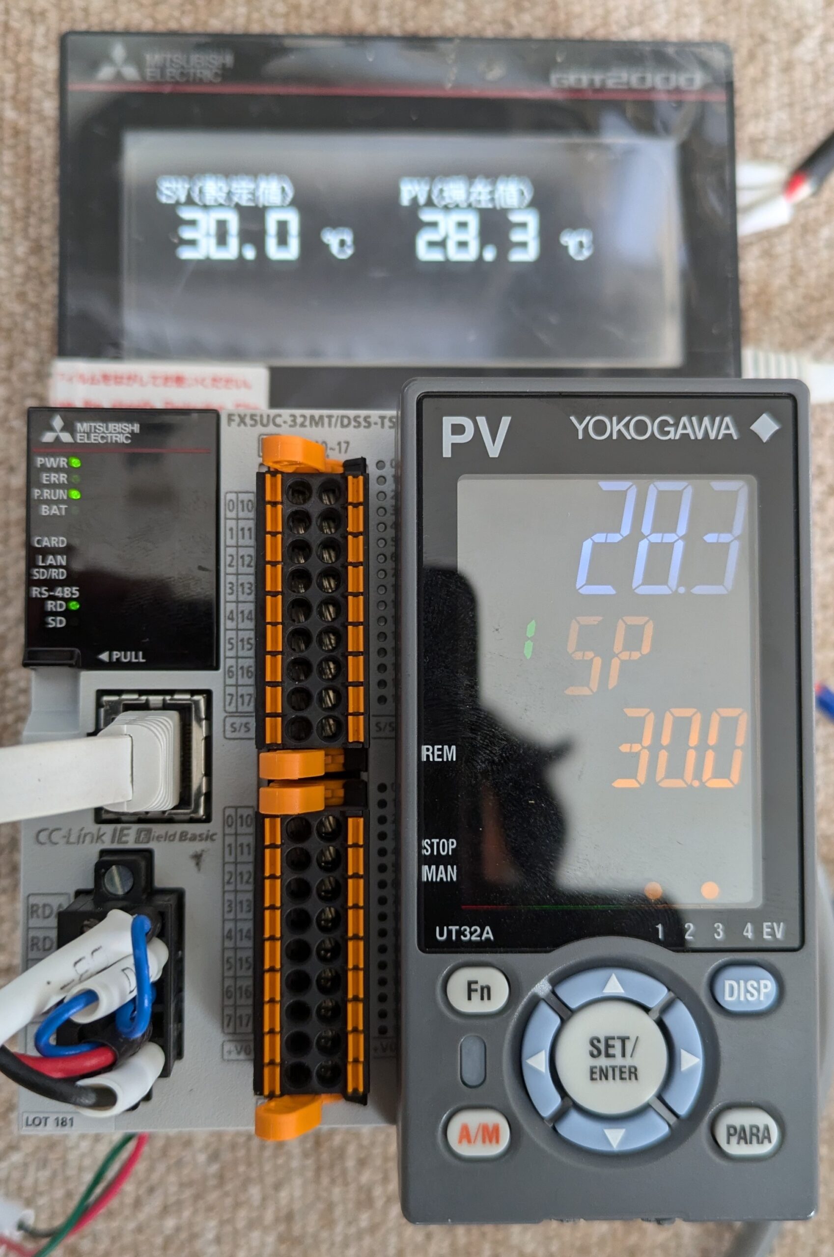 Modbus通信 FX5UC⇔横河電機製UT32A | 葵テクニカ